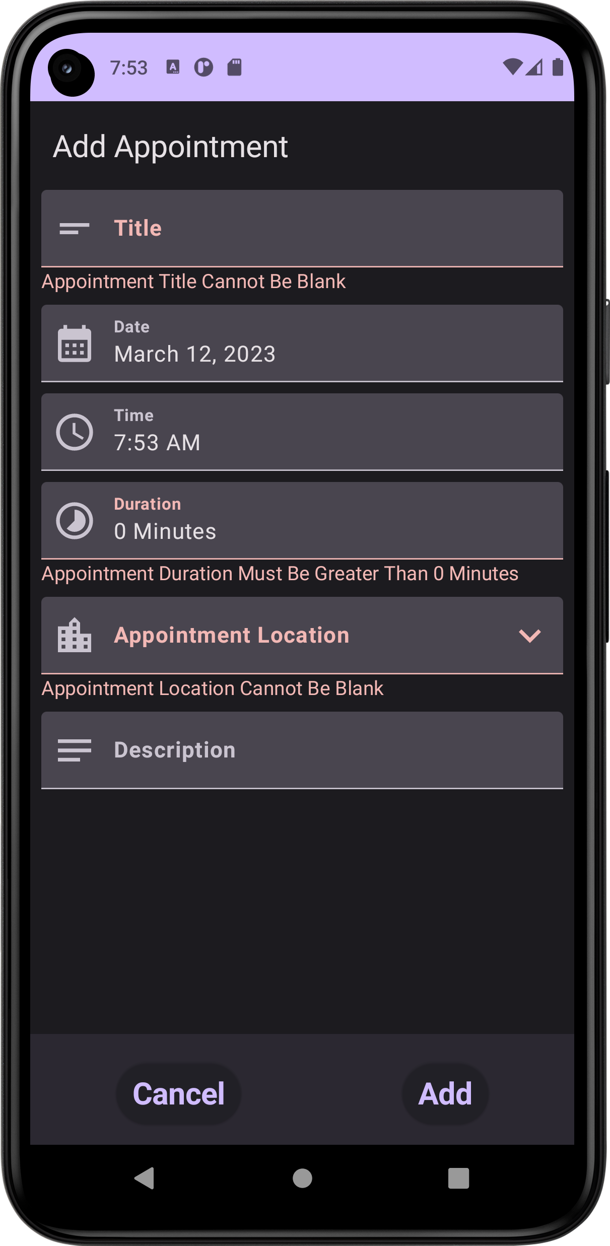 GitHub - ashourz/Appointment-Schedule-App