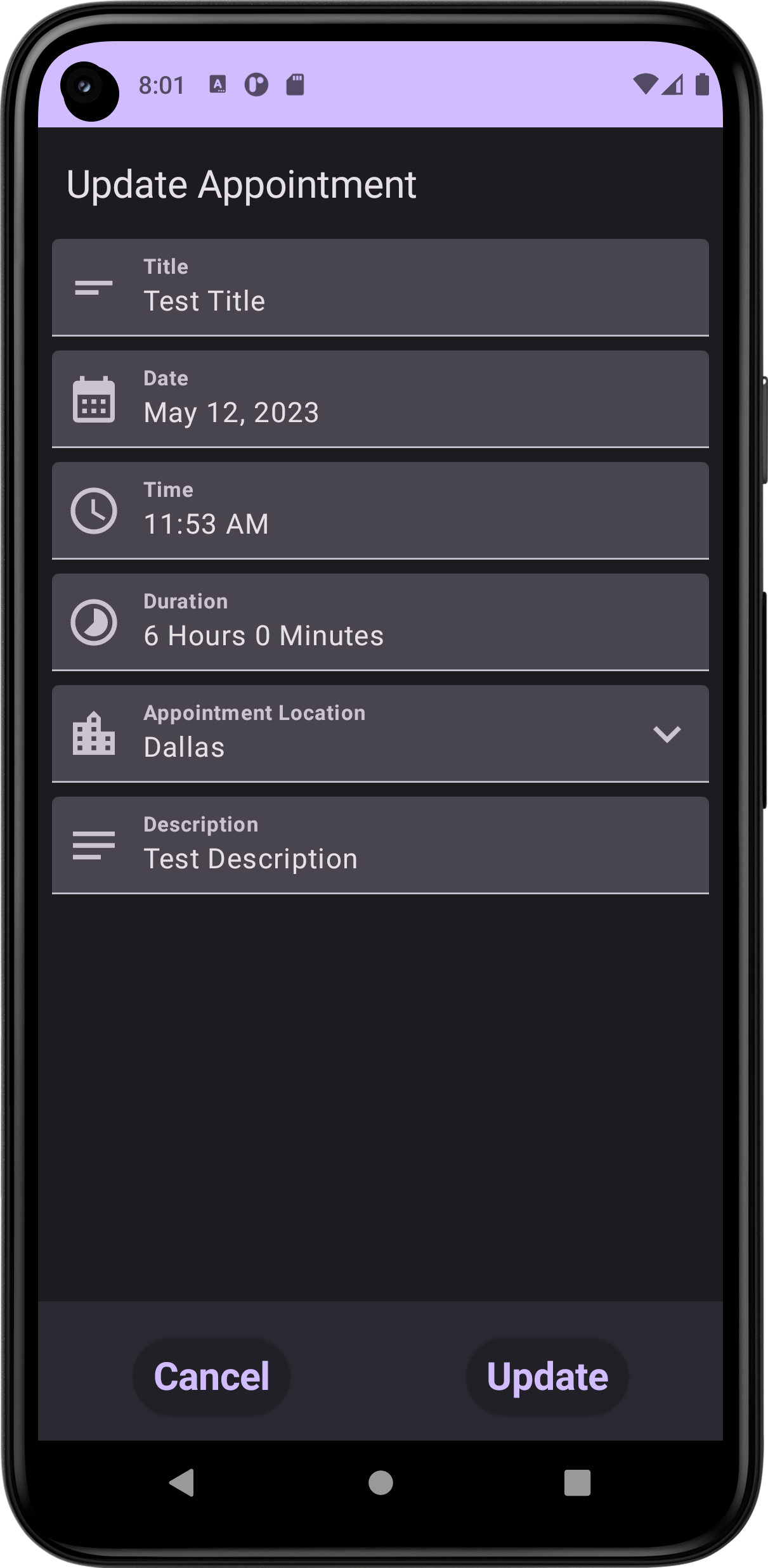 GitHub - ashourz/Appointment-Schedule-App