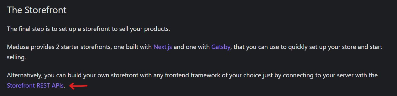 Storefront REST APIs url · Issue #2041 · medusajs/medusa · GitHub