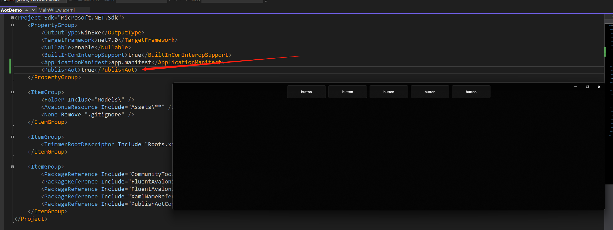 Using aot to publish window background is abnormal! · Issue #278 · amwx/FluentAvalonia · GitHub