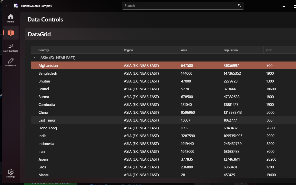DataGrid failed to pop up menu · Issue #279 · amwx/FluentAvalonia · GitHub