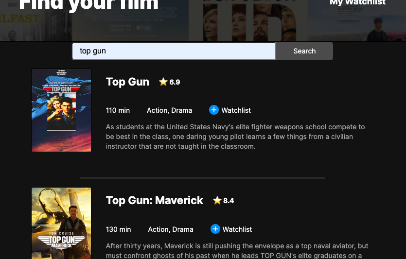 GitHub - OmarNadim/MovieWatchlist: MovieWatchlist