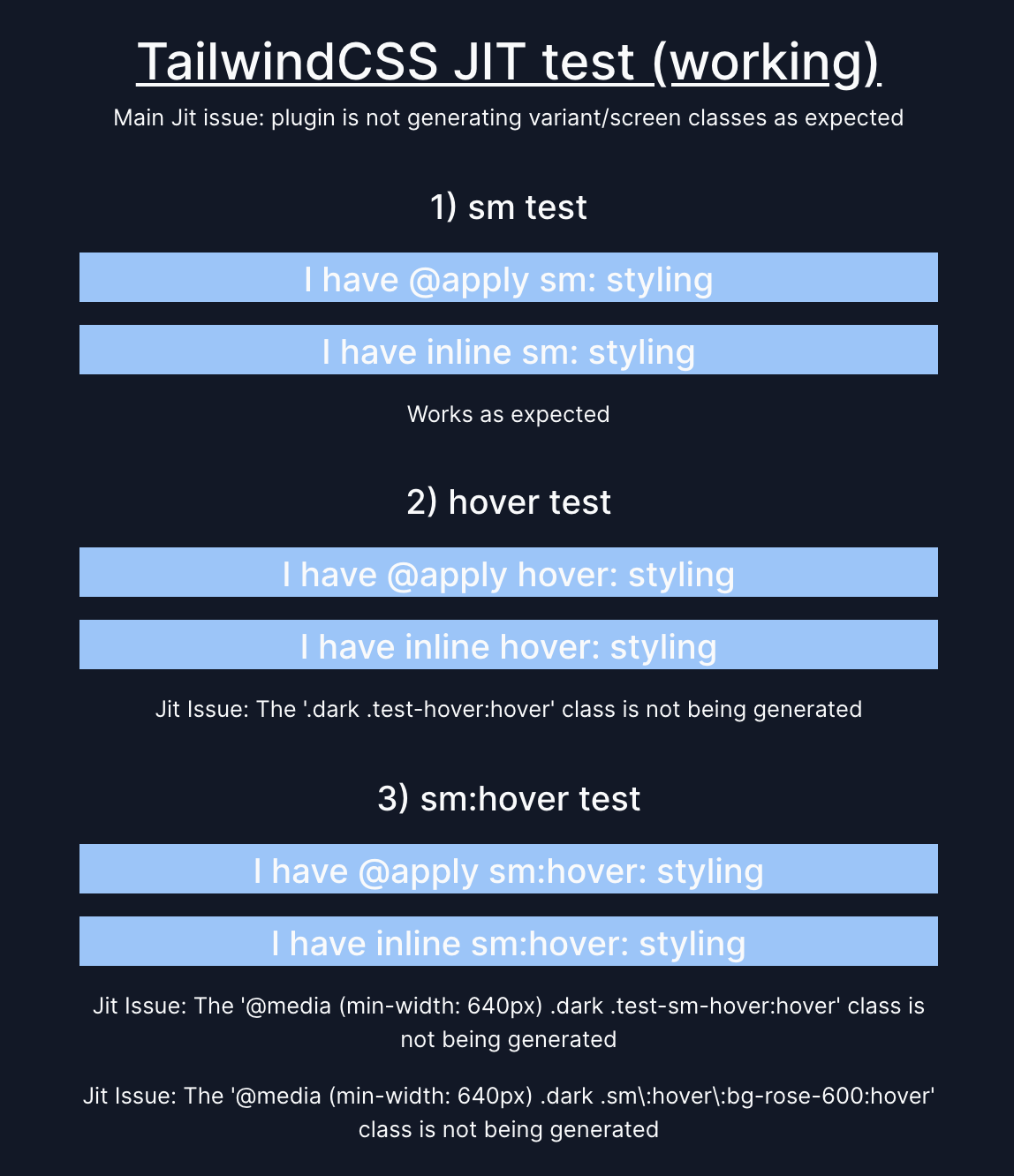 Plugin is not correctly generating variant/screen classes when using JIT · Issue #3972 ...