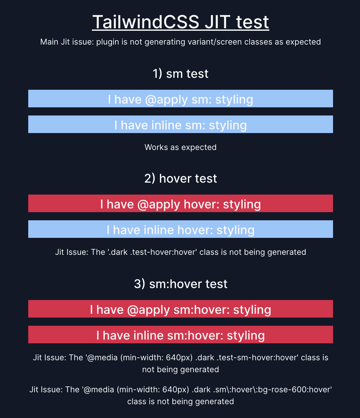 Plugin is not correctly generating variant/screen classes when using JIT · Issue #3972 ...