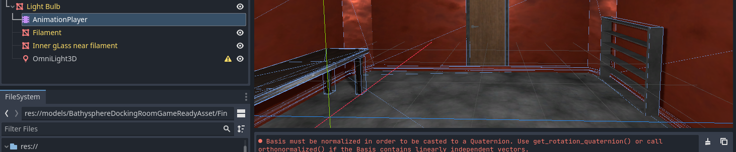 Cannot animate rotation on inherited scenes shows an error that Basis must be normalised · Issue ...
