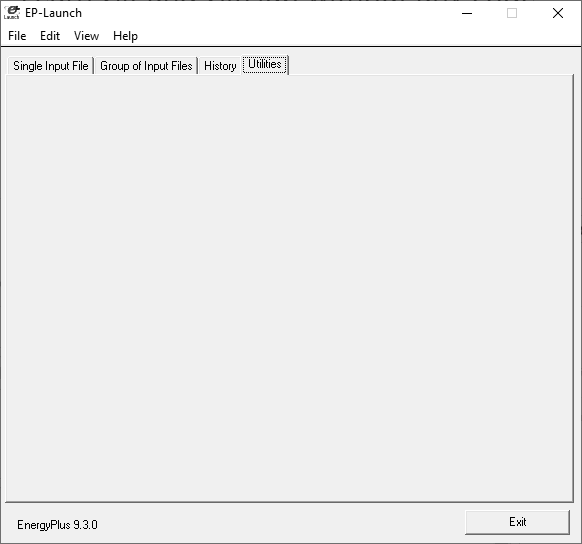 Utilities Tab is Blank after EnergyPlus 9.3 Installation · Issue #7910 · NREL/EnergyPlus · GitHub