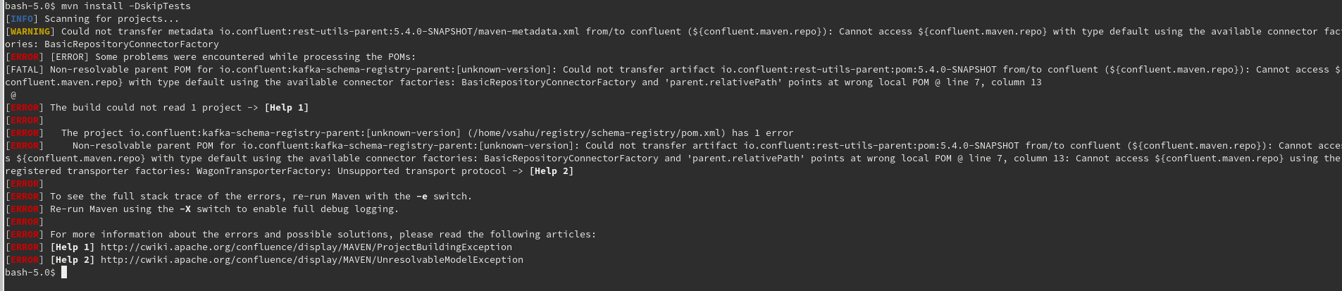 Deploy schema registry as a standalone application locally · Issue ...
