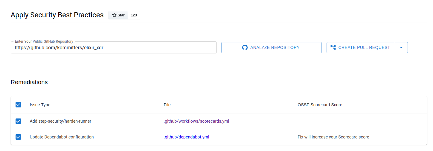 No Fixes Recognized For Repository · Issue 1720 · Step Securitysecure Repo · Github 