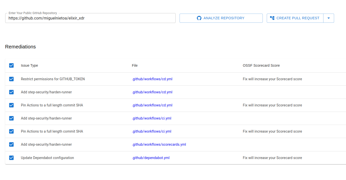 No fixes recognized for repository · Issue #1720 · step-security/secure-repo · GitHub