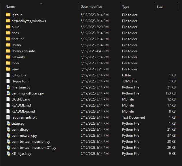 No gui.bat file after successful install · Issue #824 · bmaltais/kohya_ss · GitHub