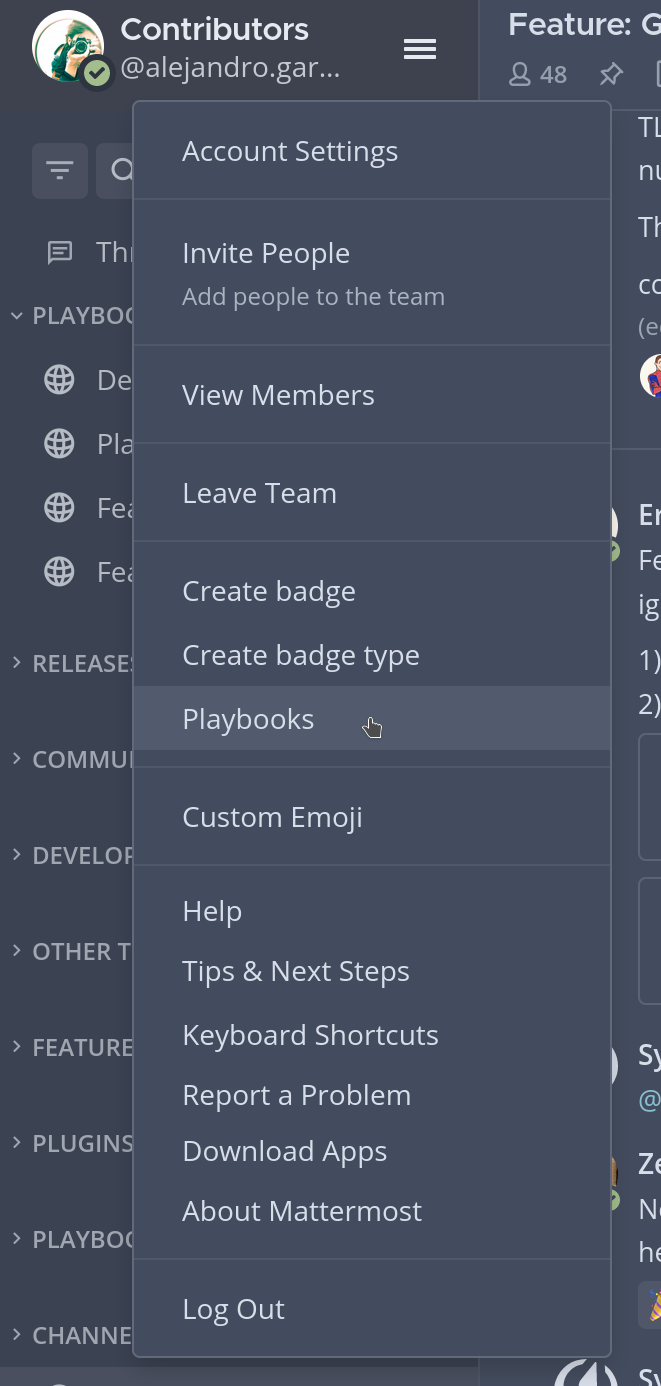 Playbook not showing in Main Menú · Issue #711 · mattermost/mattermost-plugin-playbooks · GitHub