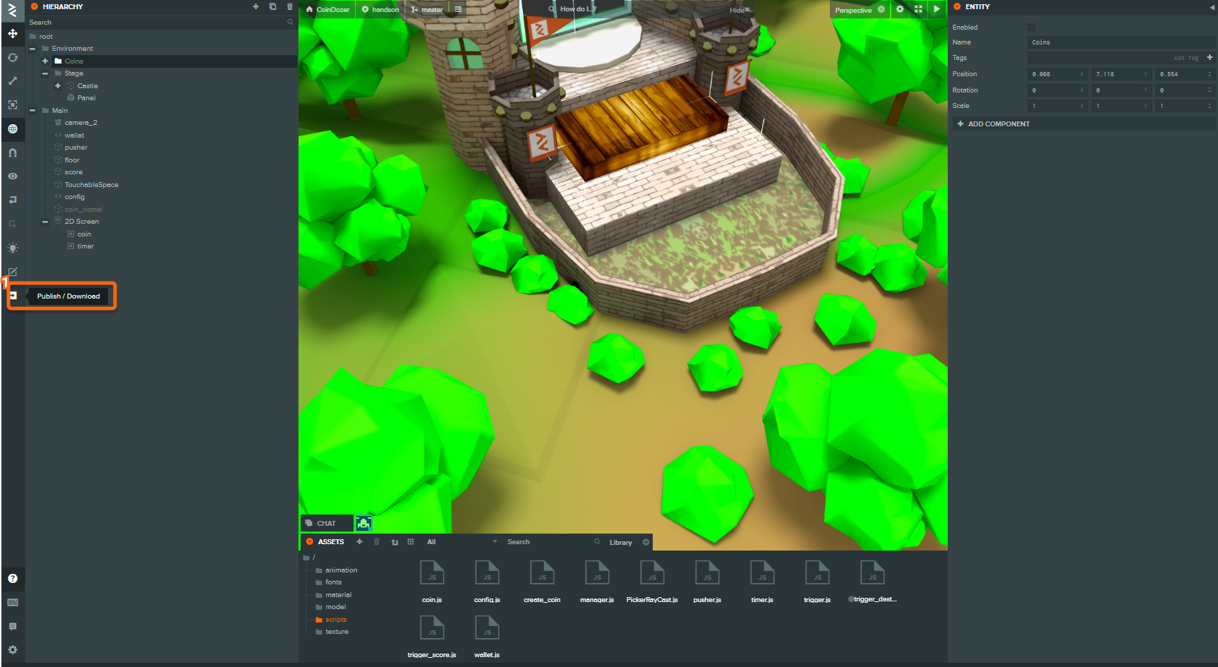 PlayCanvas Editorで作成したプロジェクトをローカルで動かす #JavaScript - Qiita