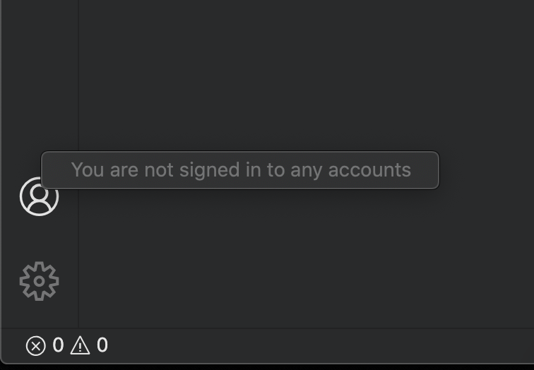 Useless "Accounts" icon in activities bar · Issue #99960 · microsoft ...