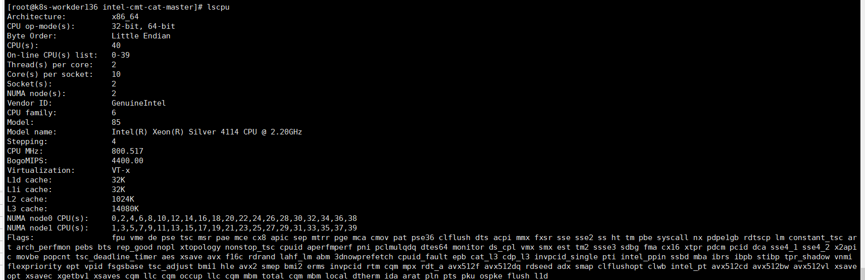 pqos -IMonitoring start error on core(s) 0, status 2 · Issue #123 · intel/intel-cmt-cat · GitHub
