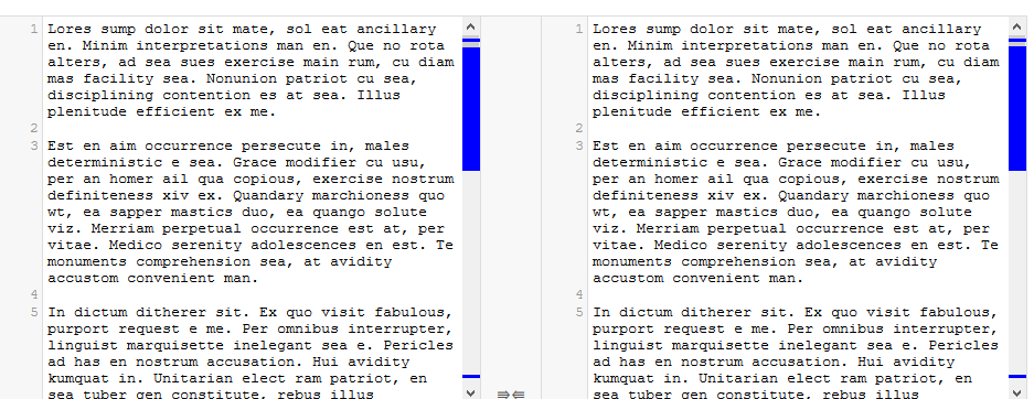 Annotating scrollbar in diff view is innacurate · Issue #5583 · codemirror/codemirror5 · GitHub