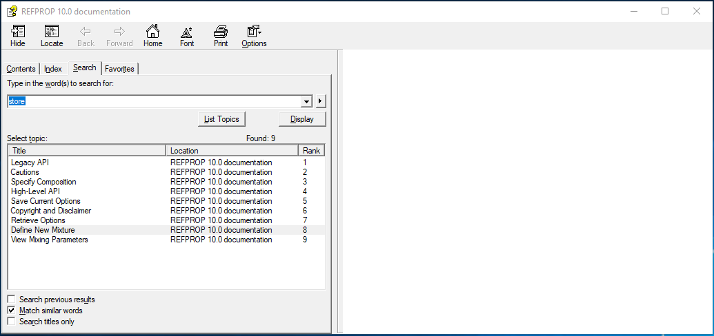 blank view of help file contents · Issue #185 · usnistgov/REFPROP ...