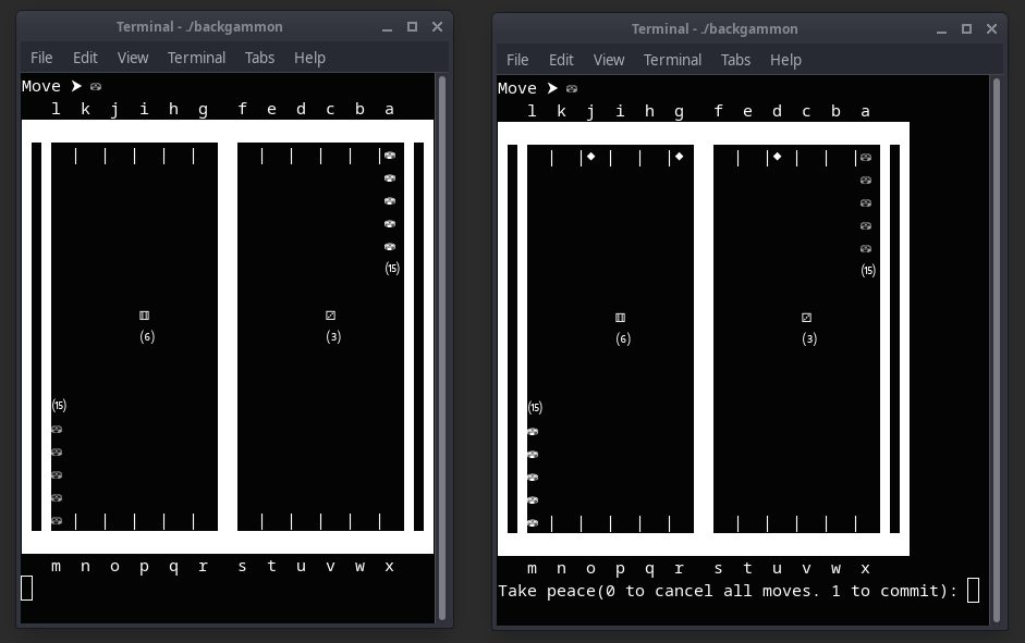 GitHub - Khachatur01/Backgammon: Backgammon game for console