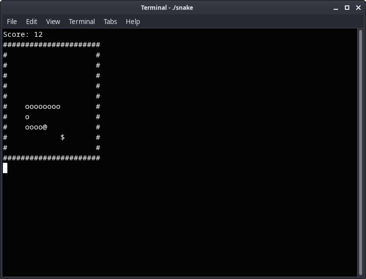 GitHub - Khachatur01/Snake: Classical snake game for UNIX like systems ...