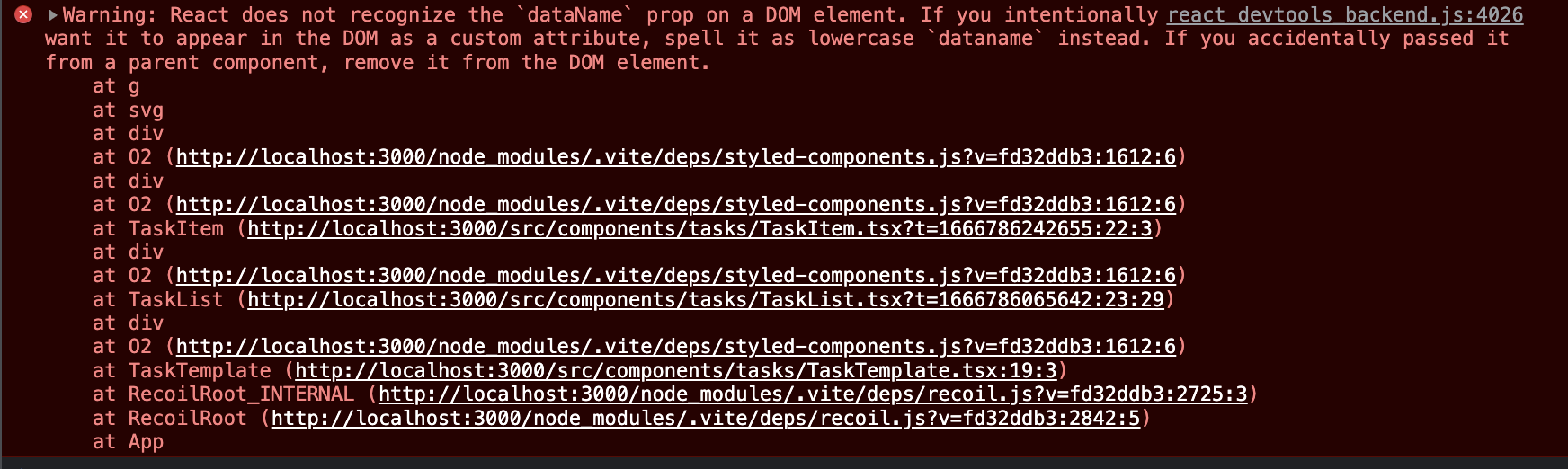 When Using CiCircleRemove Of React icons ci I Get The Error Message 
