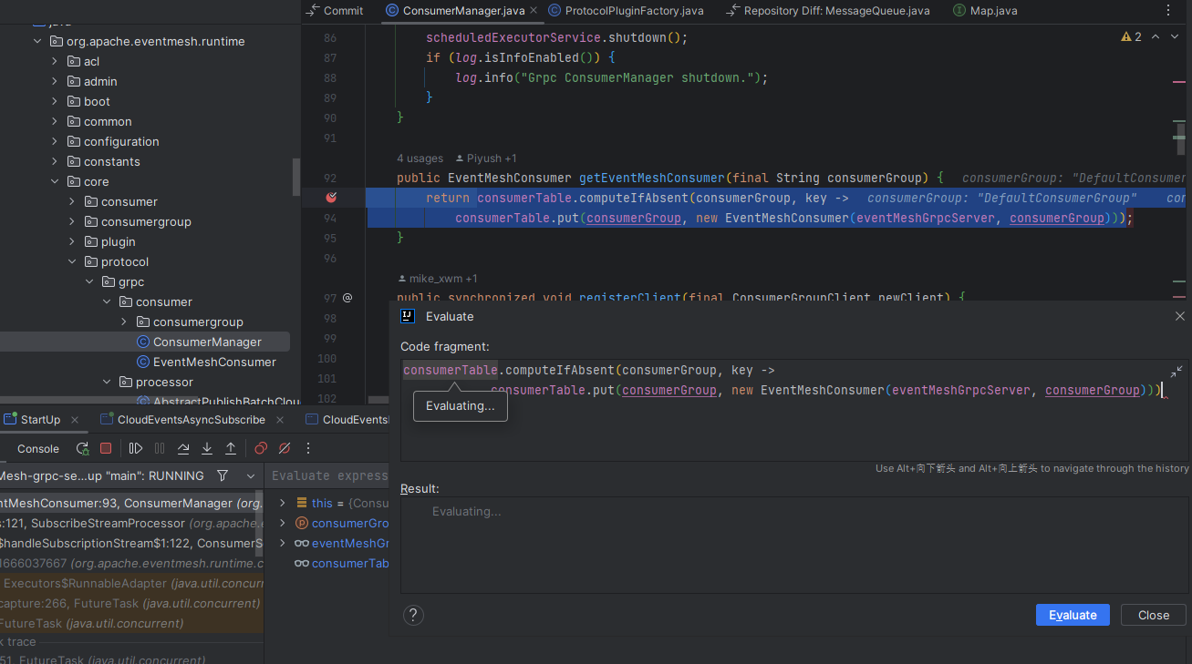 [bug] Grpc Subscribe Error · Issue 4141 · Apache Eventmesh · Github