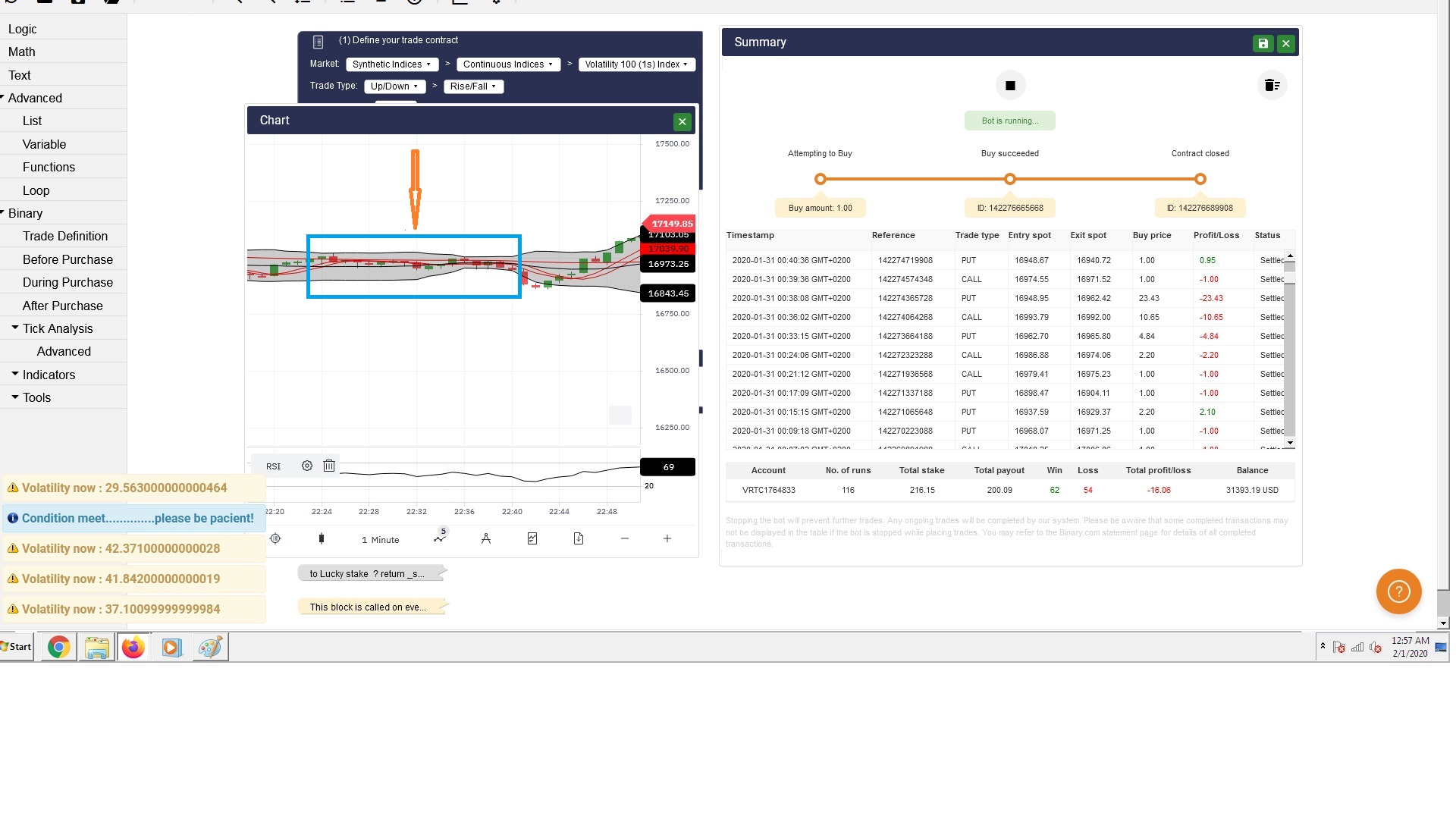 Filter for bad market(choppy ranges) · Issue #2396 · binary-com/binary-bot · GitHub