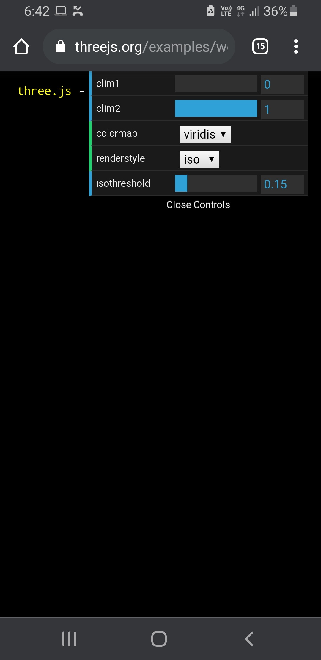 webgl2_materials_texture3d not working on Samsung S9 · Issue #21444 · mrdoob/three.js · GitHub