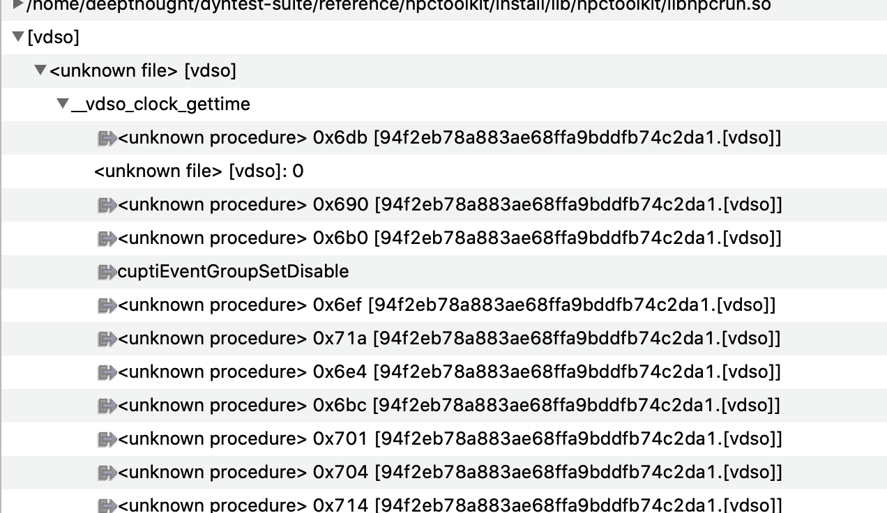 we missed a place where vdso names need to be prettified · Issue #211 · HPCToolkit/hpctoolkit ...