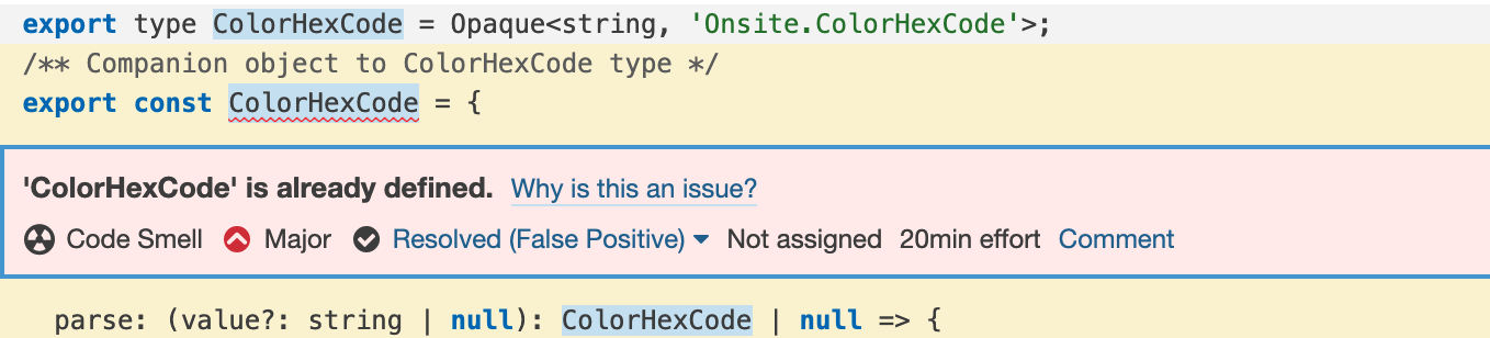Improve S2814 by distinguishing value exports from type exports · Issue ...