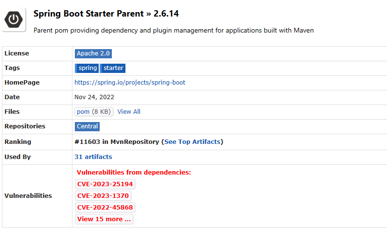Spring Framework身份验证绕过漏洞（CVE-2023-20860） · Issue #4824 · jeecgboot/JeecgBoot · GitHub