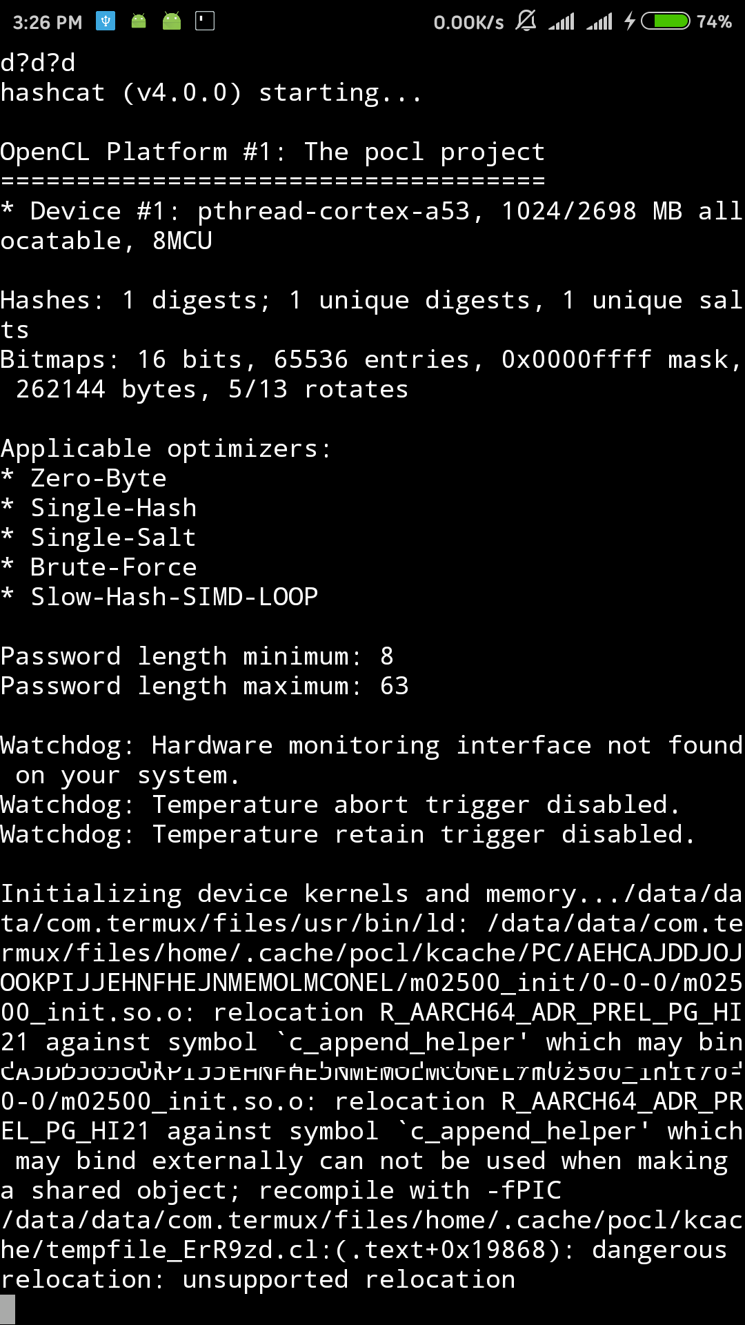 how can I install hashcat in termux? · Issue #2361 · termux/termux-packages · GitHub
