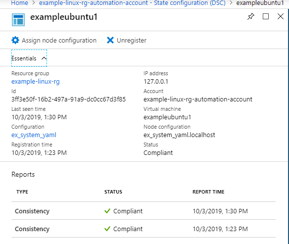 Dsc Node Reports do not have initial state for Linux virtual machine · Issue #915 · Azure/azure ...