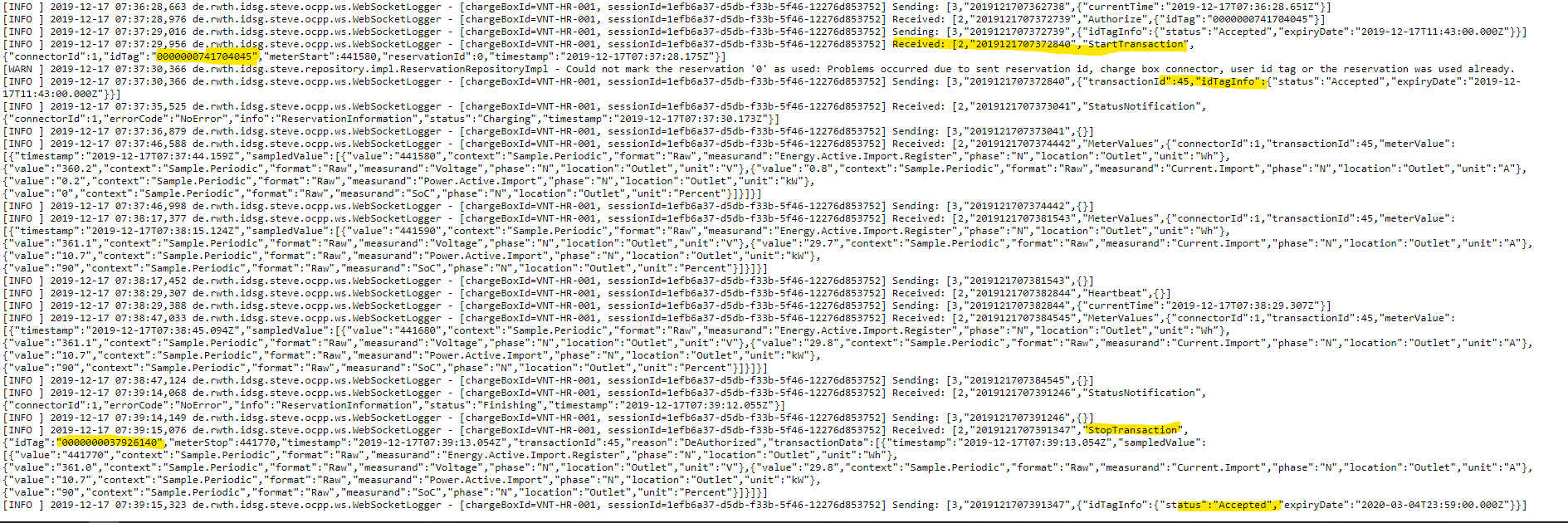 stopTransaction on other tag · Issue #254 · steve-community/steve · GitHub