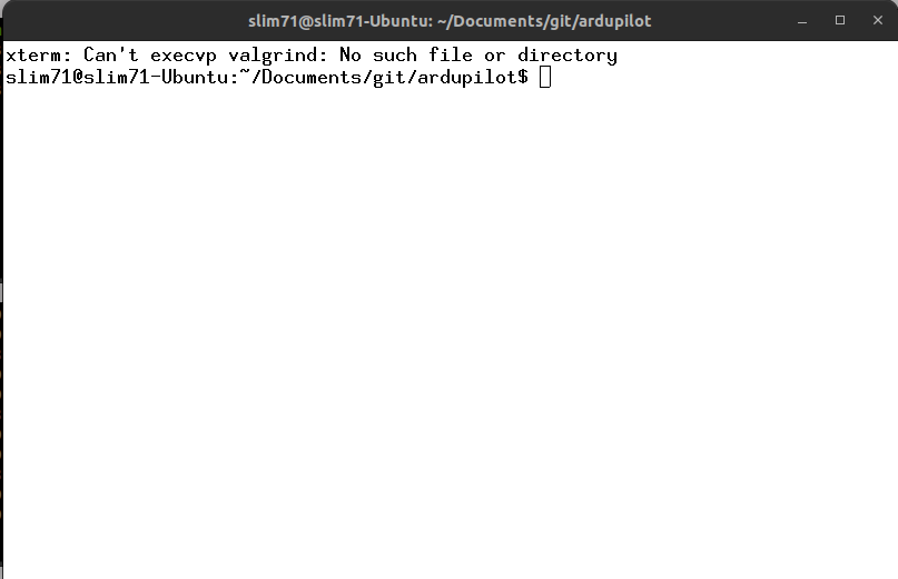 Valgrind dependency not mentioned in setup instructions · Issue #5164 · ArduPilot/ardupilot_wiki ...