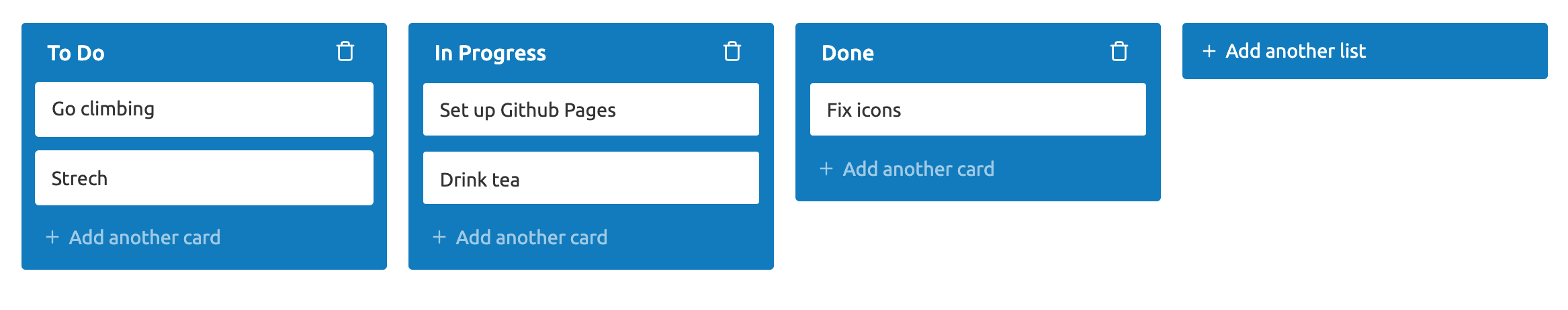 GitHub - karokosmos/mini-trello-clone: A small trello clone made with vanilla JS.