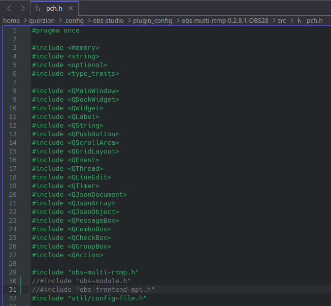 [SOLVED] Unable to compile Obs-Multi-Rtmp (0.2.8) LINUX · Issue #219 · sorayuki/obs-multi-rtmp ...