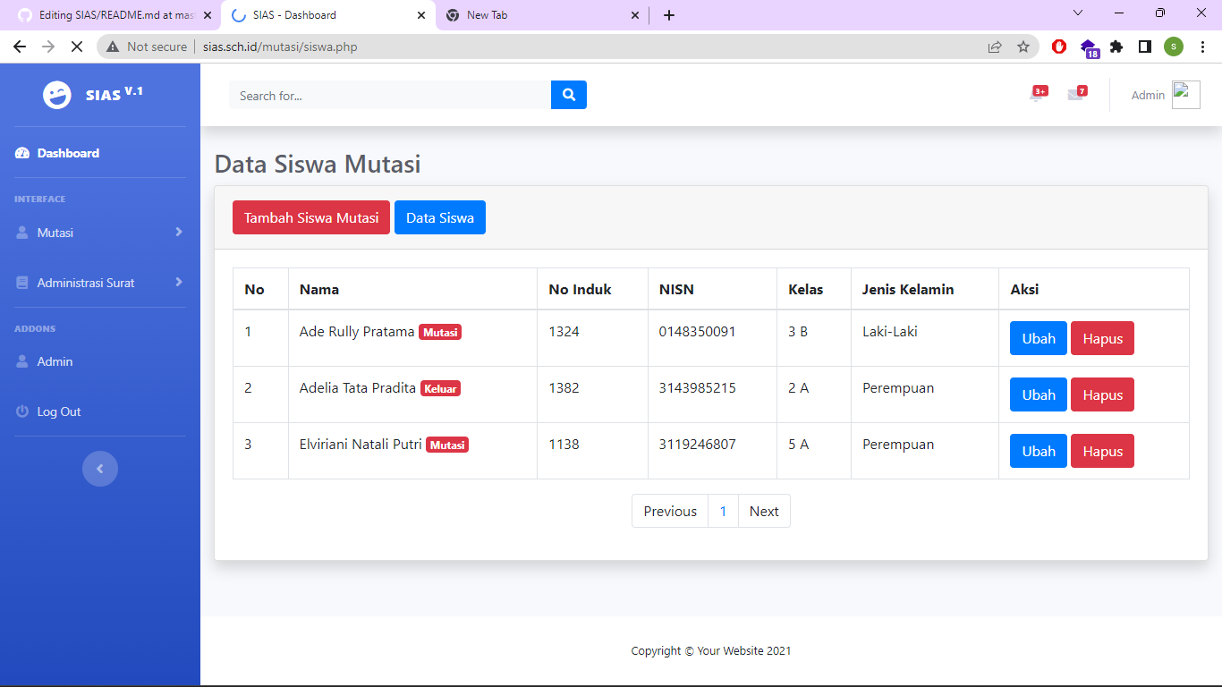 GitHub - IrfanJputra/SIAS