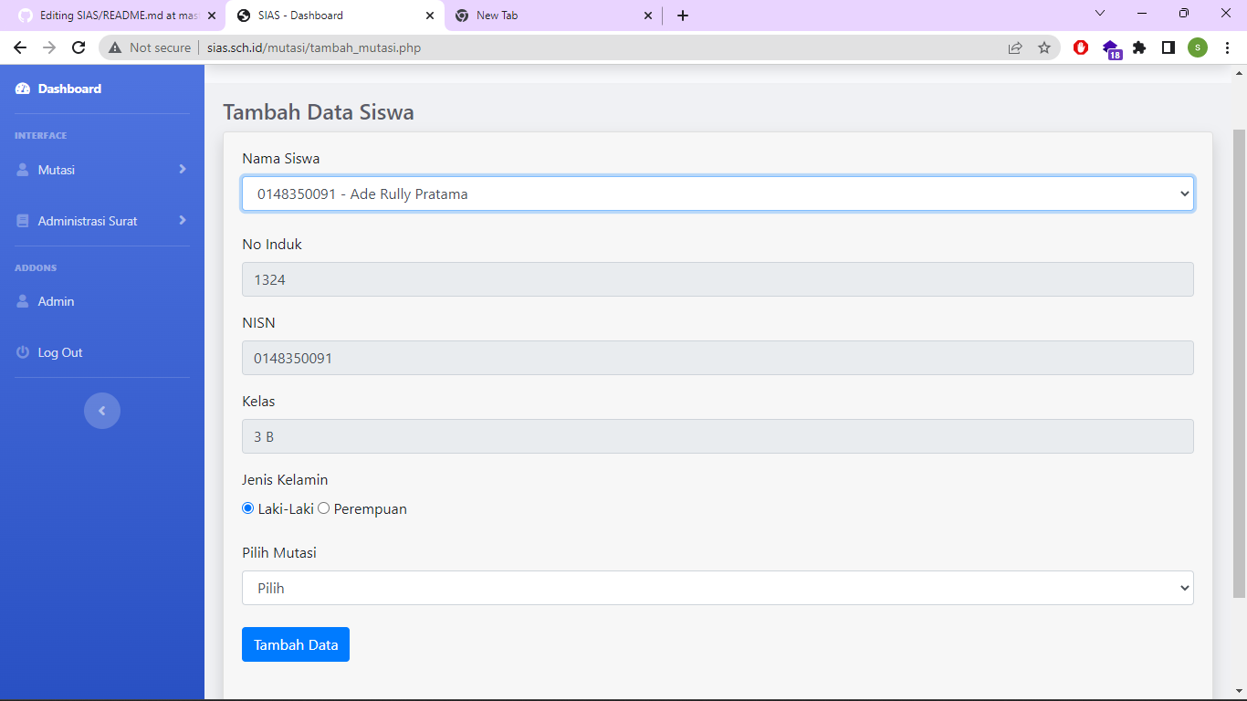 GitHub - IrfanJputra/SIAS