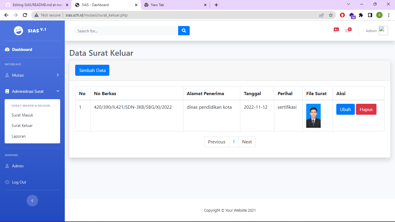 GitHub - IrfanJputra/SIAS