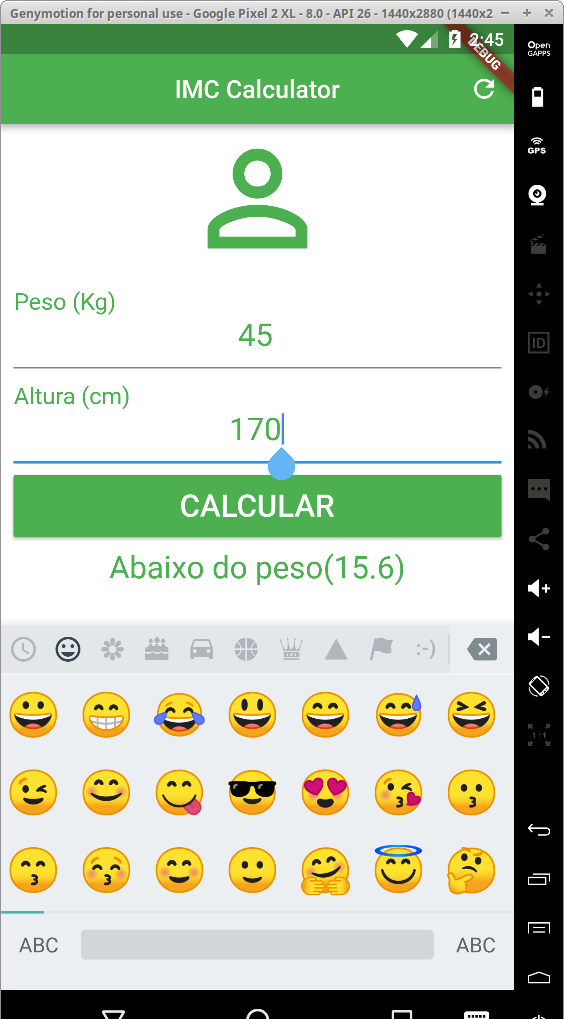 GitHub - medeirosleandro/imcCalculatorDart: IMC Calculator