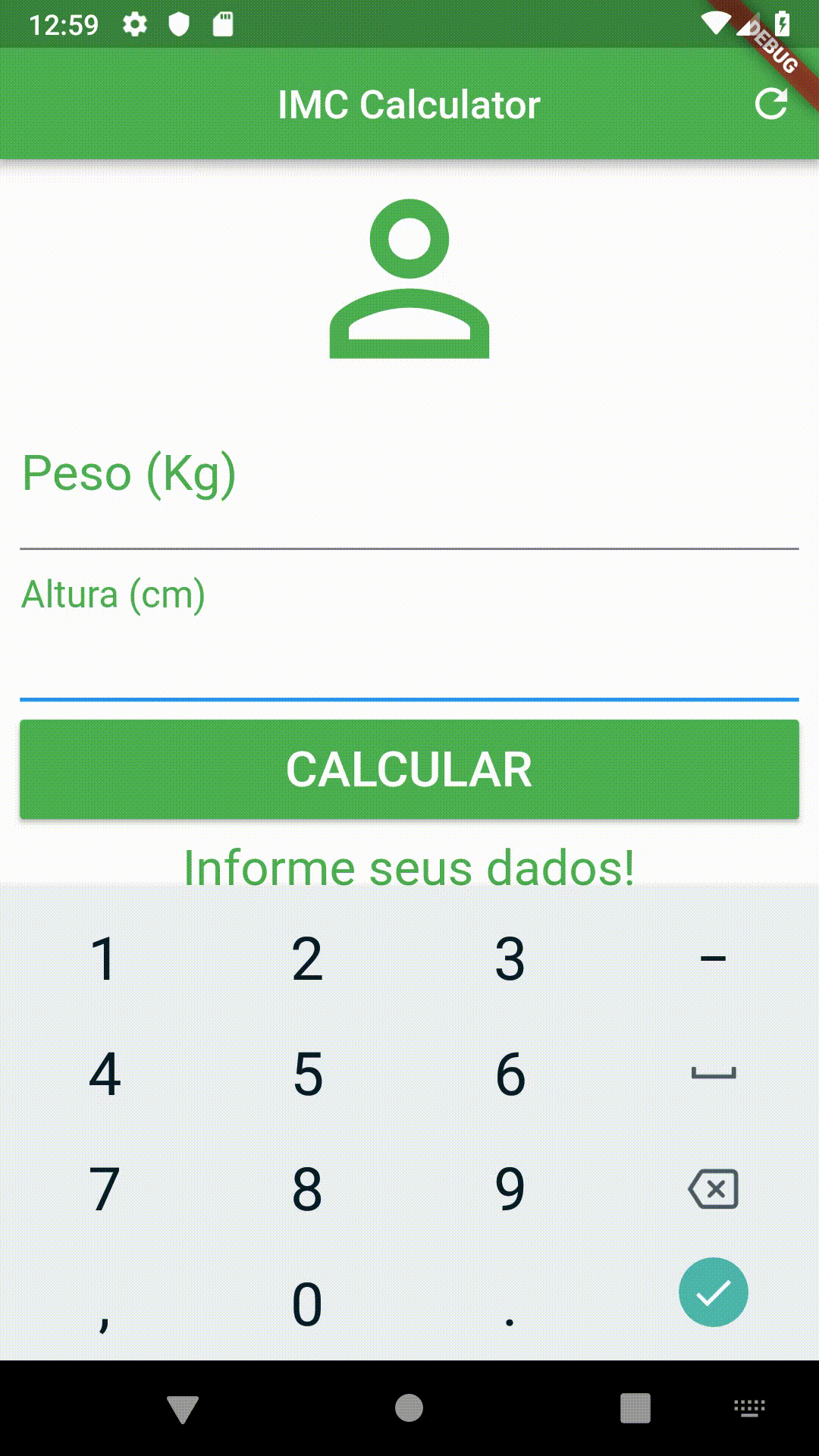 GitHub - medeirosleandro/imcCalculatorDart: IMC Calculator