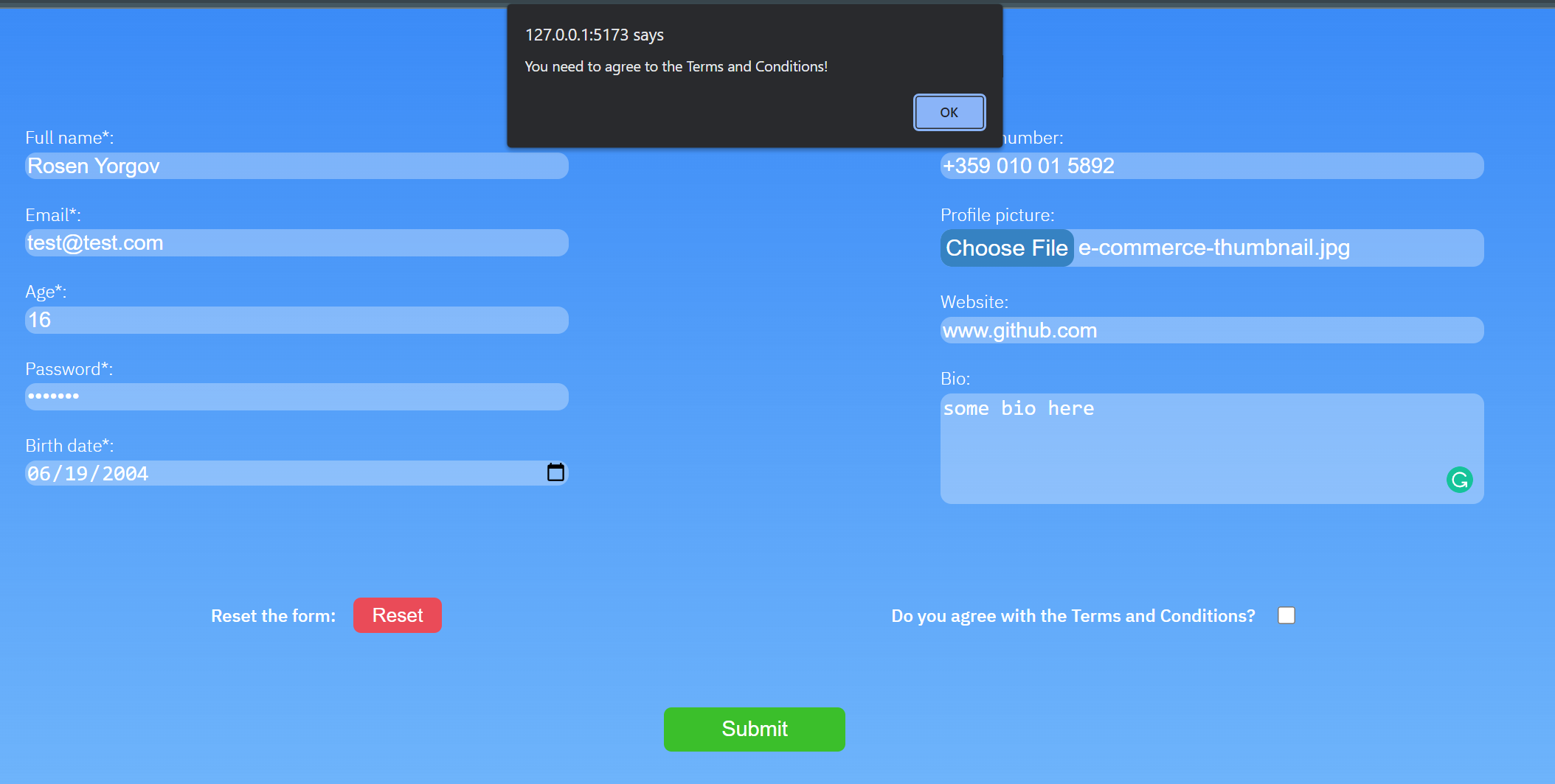 GitHub - mickewasowski/nexgen-input-validation