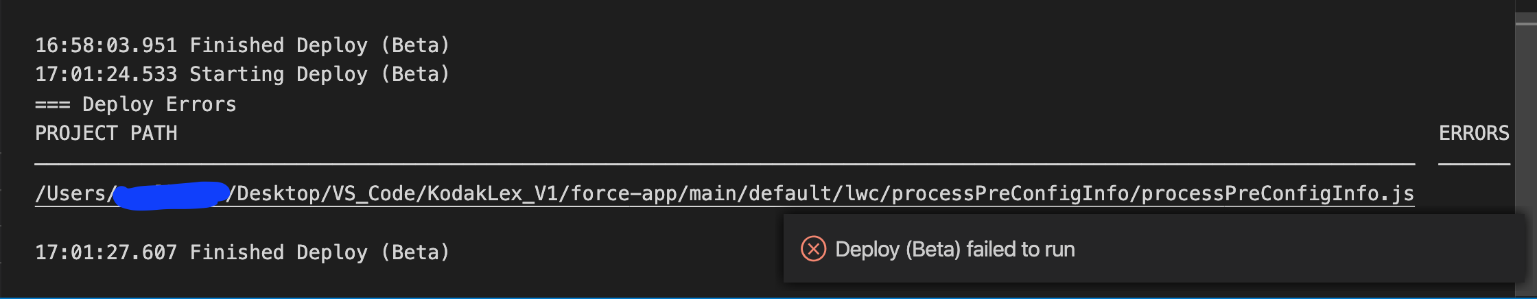 Deploy on Save fails with no Error Message! · Issue #2281 · forcedotcom/salesforcedx-vscode · GitHub