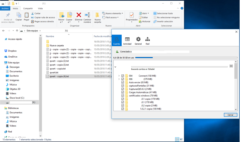 Dokan QT , On volume size, download drive, from mirror example. CMakelists QT. Environment ...