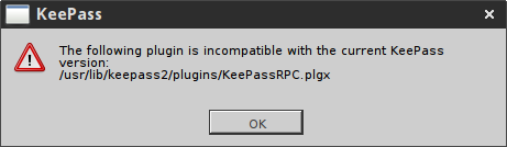 1.8.0 not compatible with KeePass2 2.39.1 on Ubuntu 14.04 · Issue #52 · kee-org/keepassrpc · GitHub