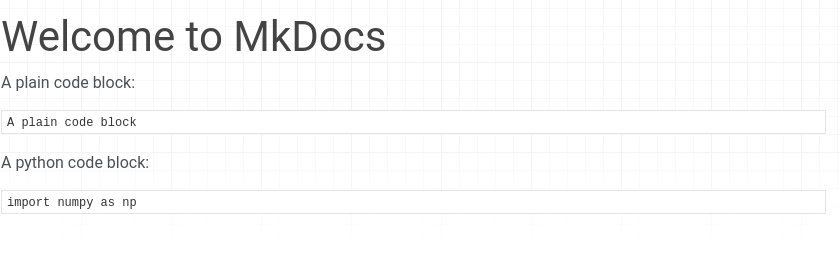 Trying To Use Codehilite With The Mkdocs Scheme · Issue 2782 · Mkdocs 5292