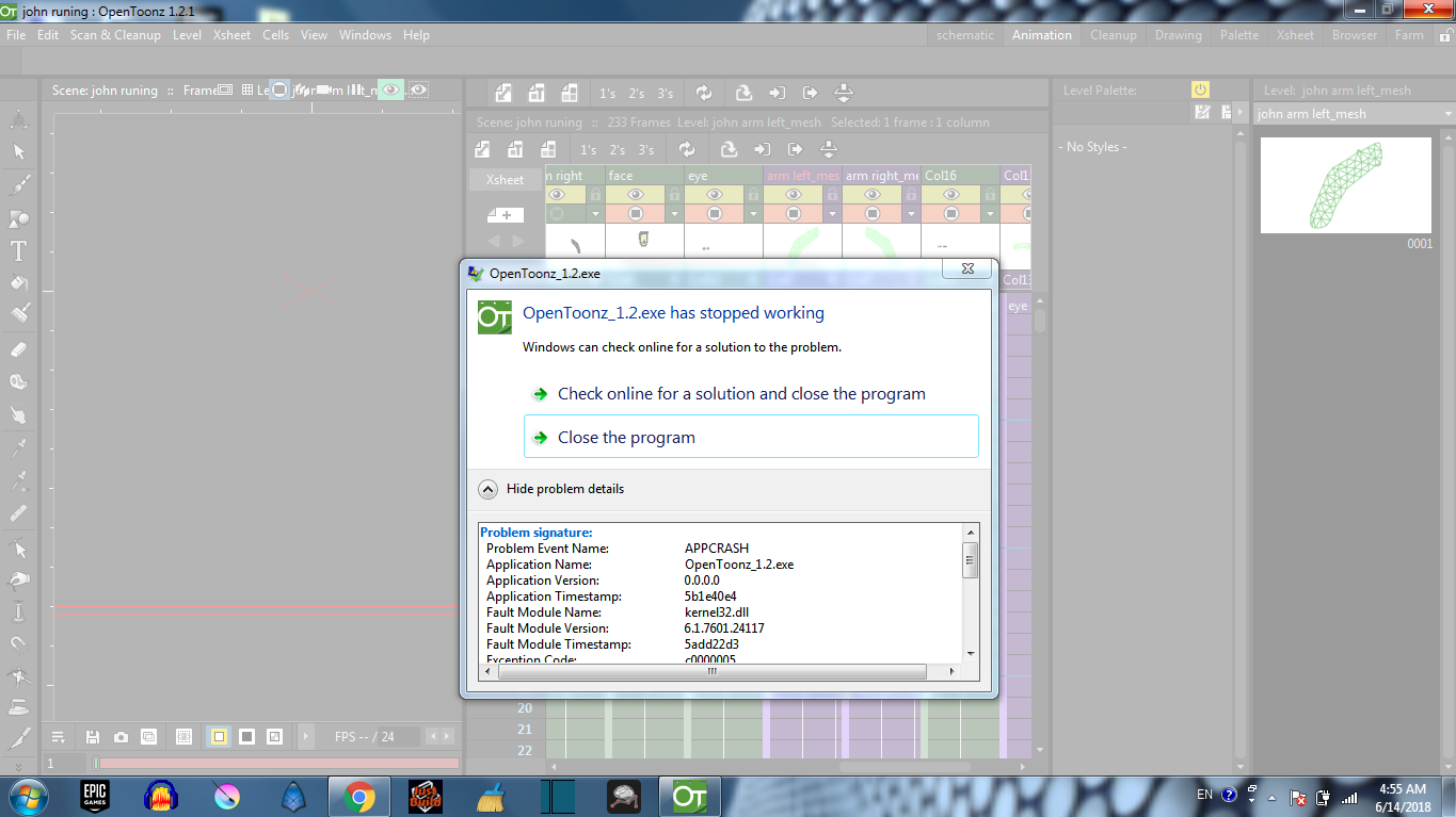 opentoonz crash · Issue #2076 · opentoonz/opentoonz · GitHub