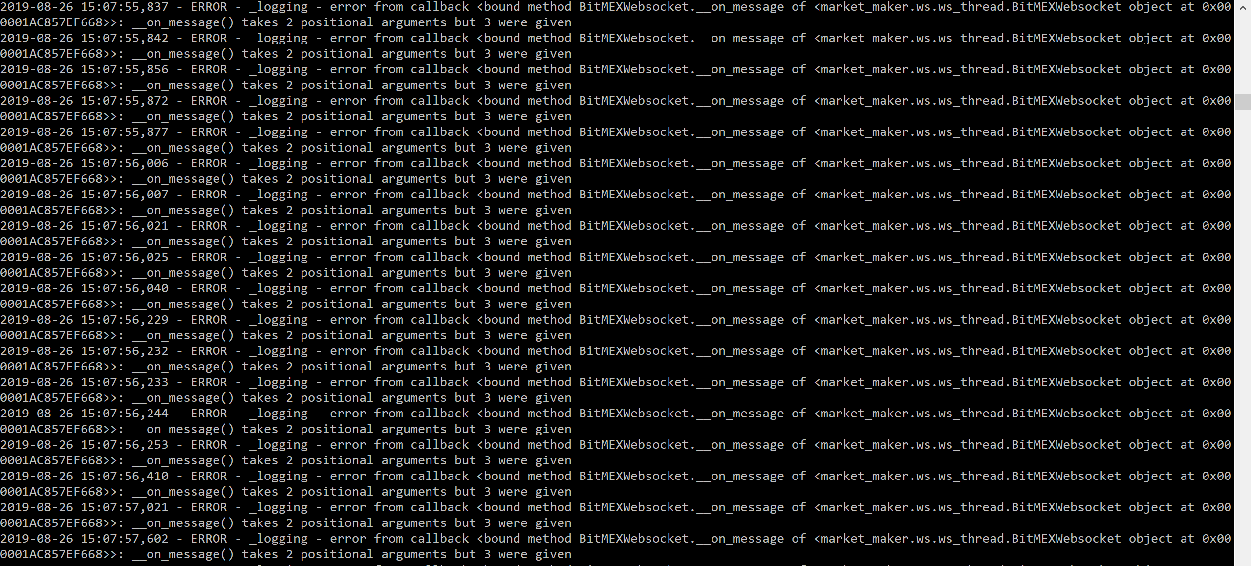 Settings aren't attracted? · Issue #197 · BitMEX/sample-market-maker · GitHub