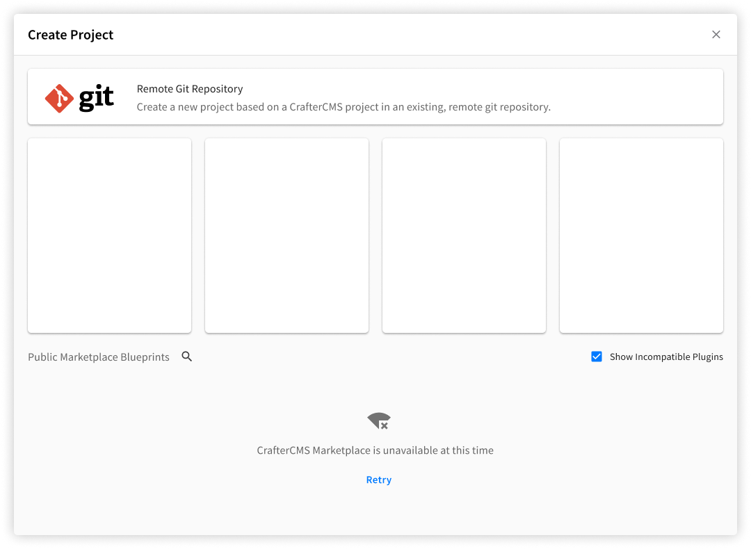 [studio-ui] Remove/consolidate marketplace tabs on create site dialog · Issue #5724 · craftercms ...