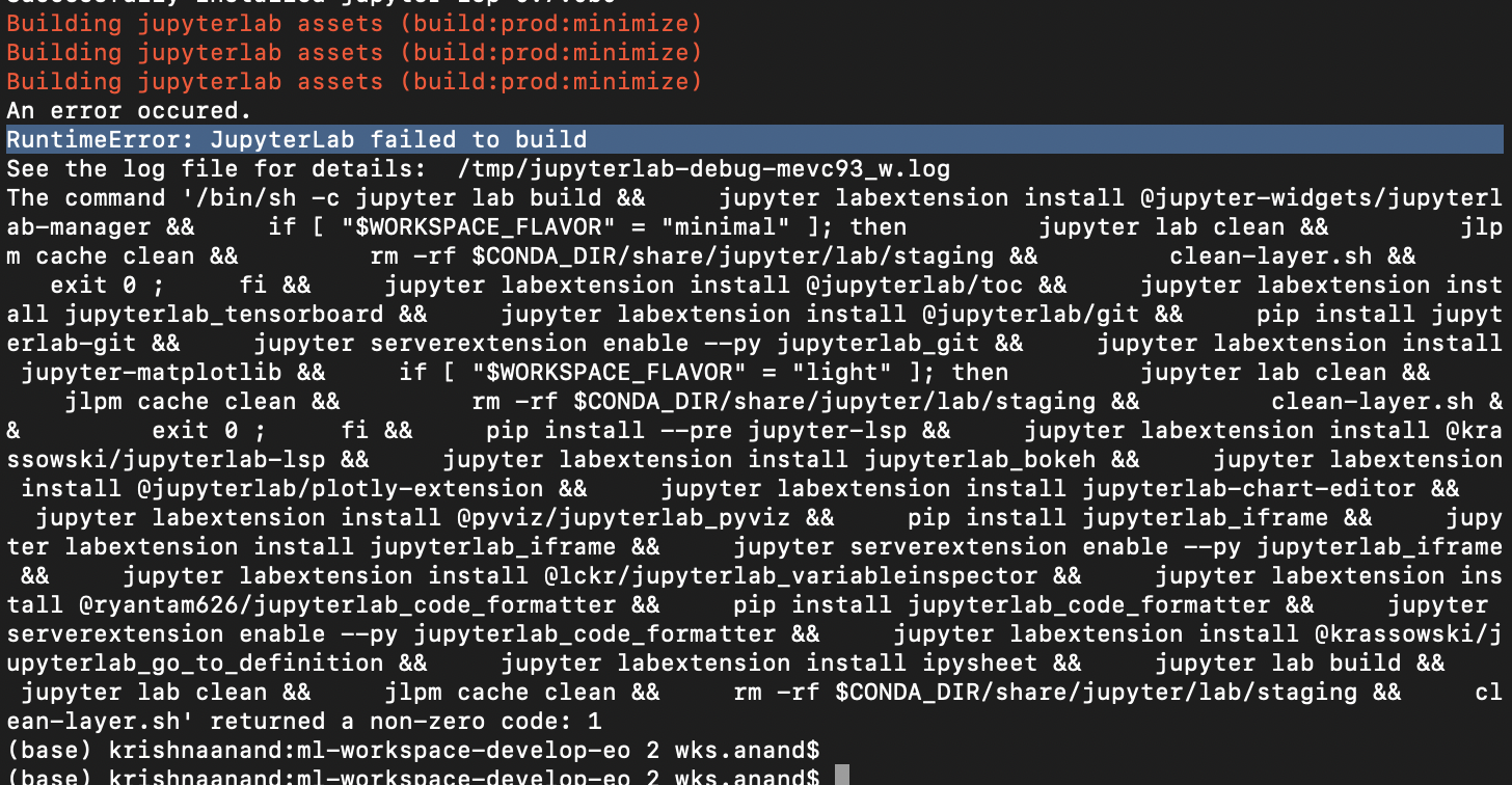 Trying to customize dockerfile for company use. · Issue #24 · ml-tooling/ml-workspace · GitHub