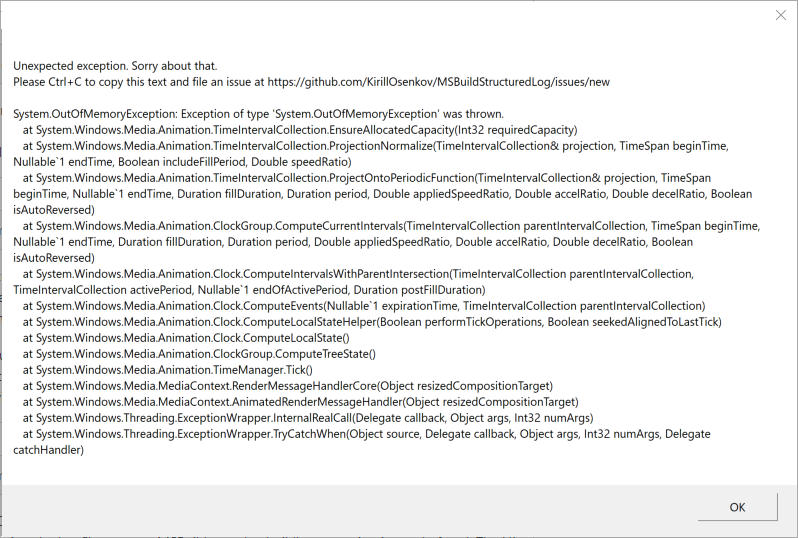 Out of memory exception for very large log file · Issue #359 · KirillOsenkov ...